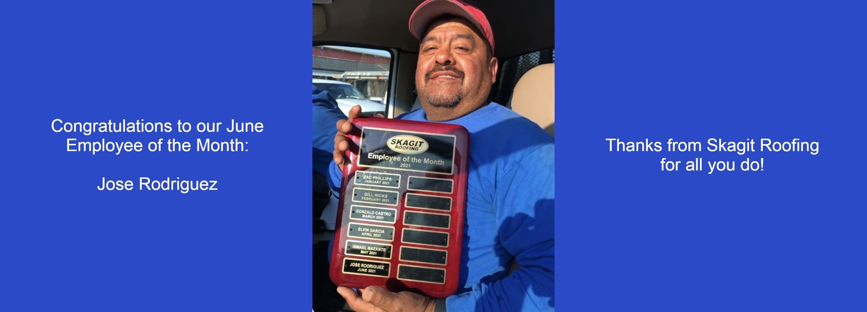 June Employee of the Month